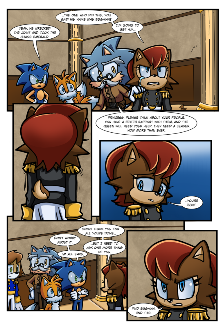 Issue 8: Declaration of War - Sonic Legacy