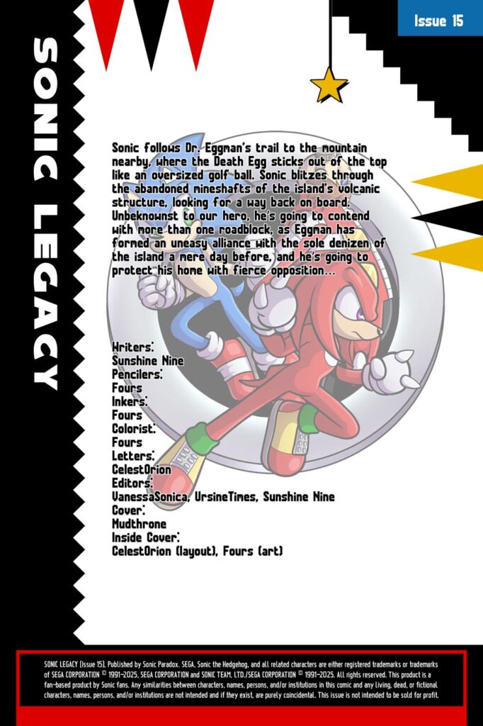 Issue 15: Lava Reef Showdown - Sonic Legacy