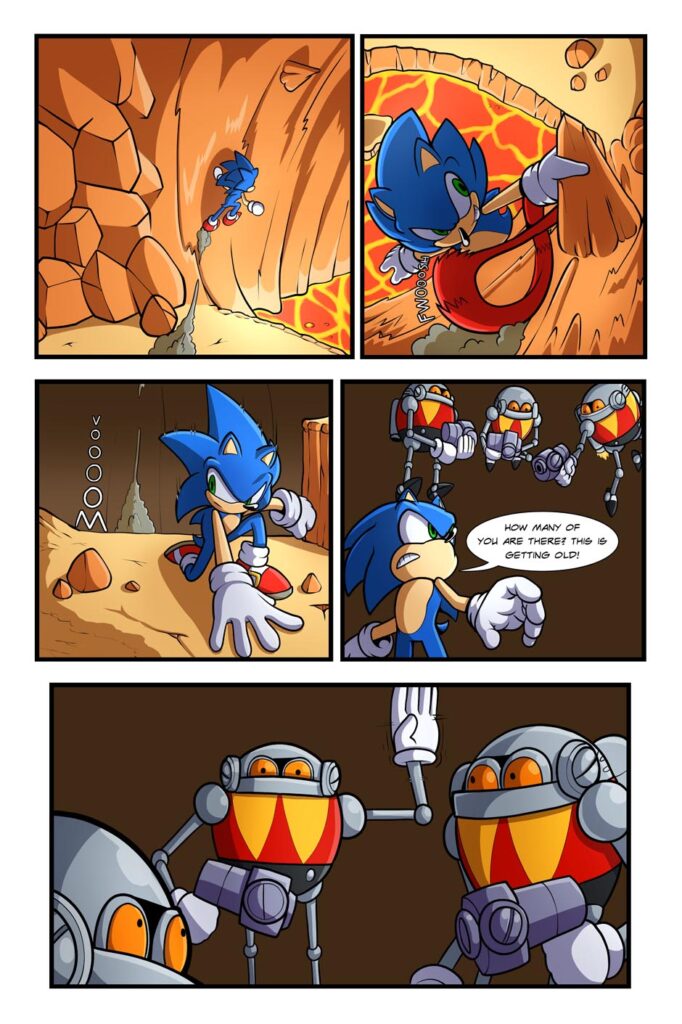 Issue 15: Lava Reef Showdown - Sonic Legacy